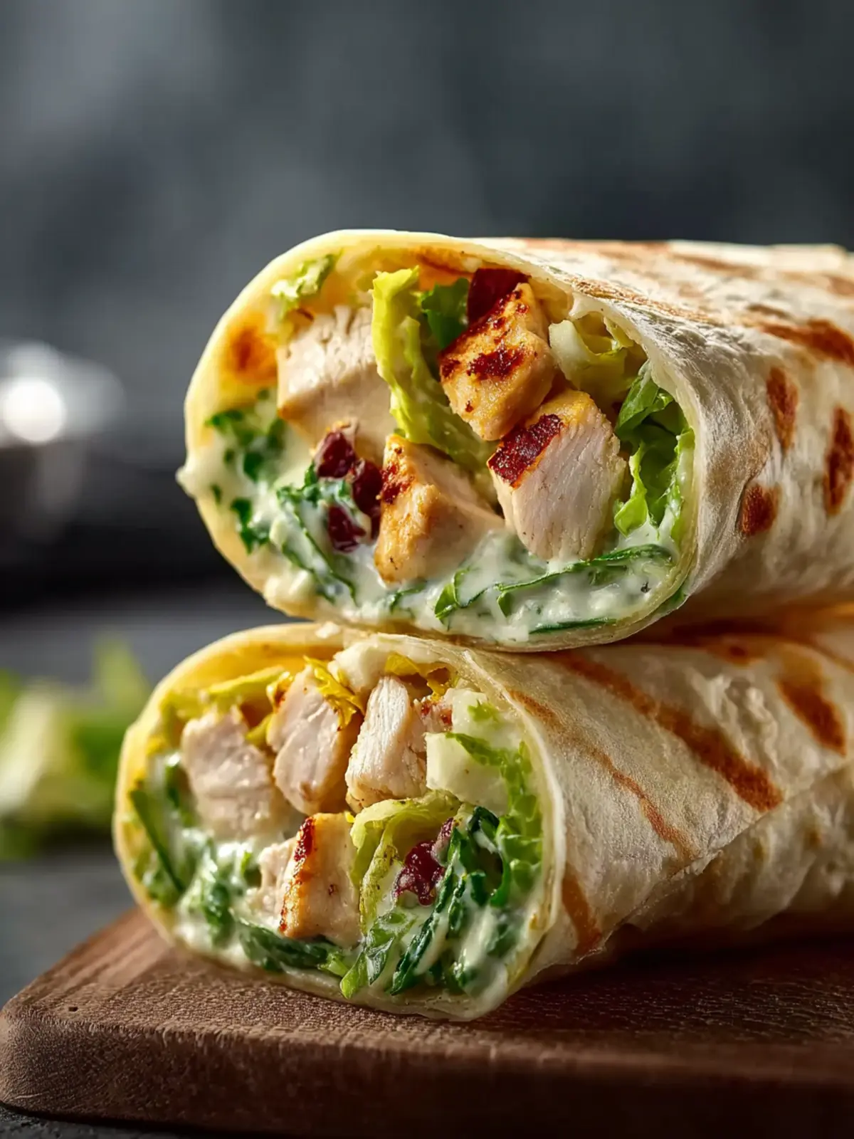 chicken caesar wrap